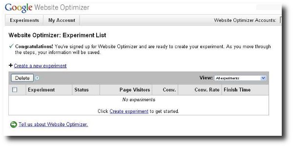 Google Website Optimizer « Web Moves Blog